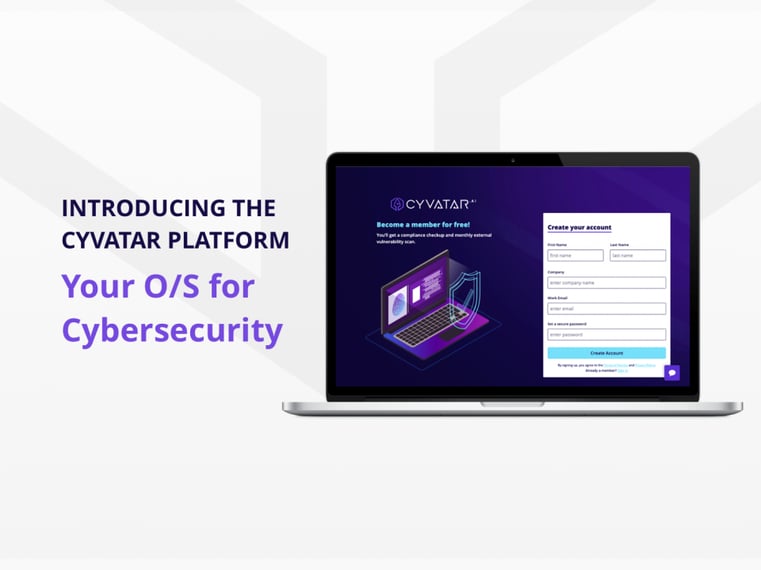 Cyvatar Platform User Guide: Sign Up Page